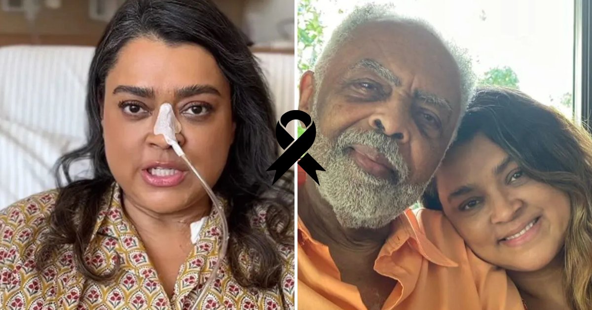 Gilberto Gil se pronuncia após partida de sua filha, Preta Gil, aos 50 anos