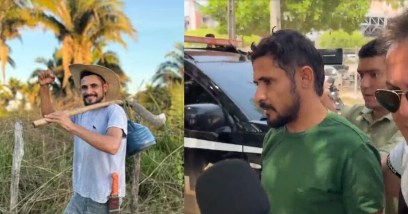 Influenciador é preso após ficar 16 anos foragido, ele é suspeito de um homicídio; veja momento ...